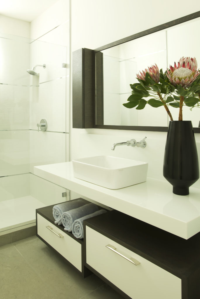 Modern Offset Vanity | The Kitchenworks